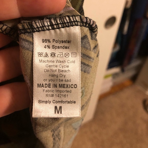 LuLaRoe | Dresses | Lularoe Olive Background Patterned Carly Dress ...